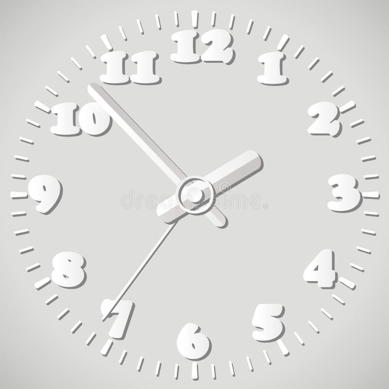 Vector paper origami clock stock vector. Illustration of paper - 22438639