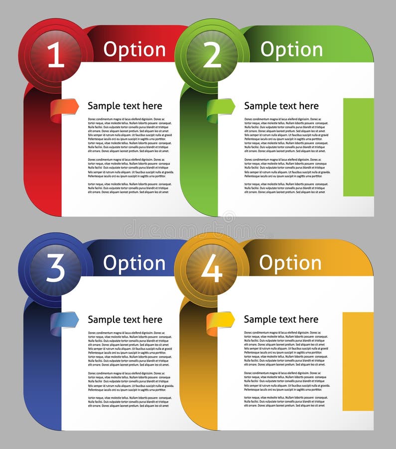 Vector Paper Progress Steps for Tutoria Stock Vector - Illustration of page, design: 34207602