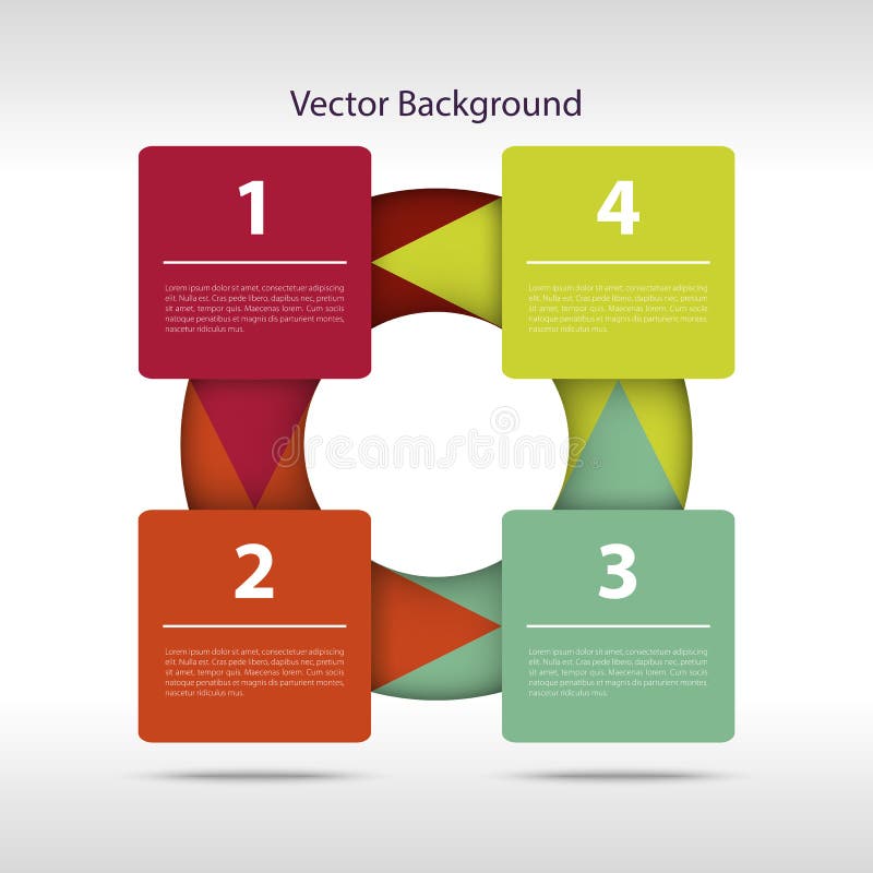 Vector paper steps stock vector. Illustration of background - 37930913