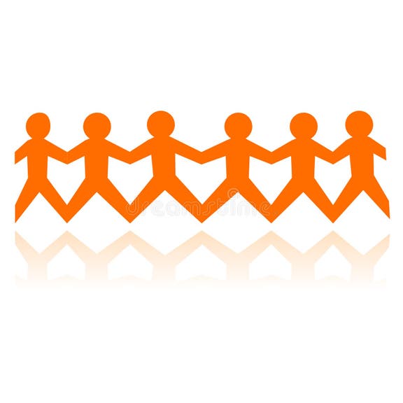 Vector papercut people stock vector. Illustration of scissor - 7410545