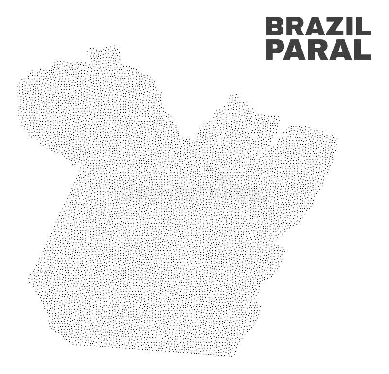 Vector Paral State Map of Points Stock Vector - Illustration of ...