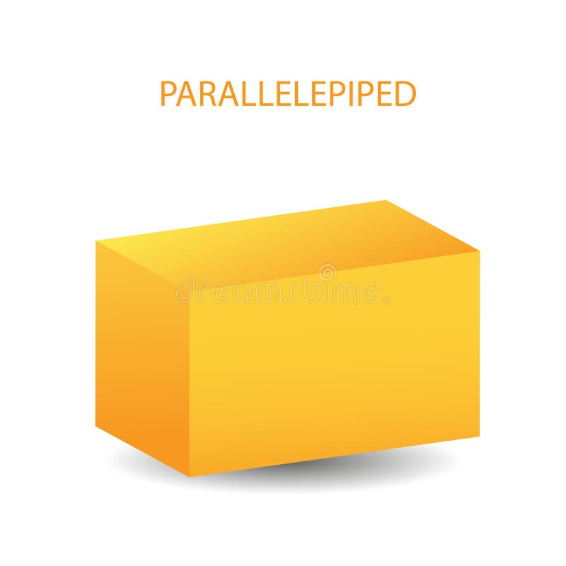Vector Parallelepiped with Gradients and Shadow for Game, Icon, Package ...