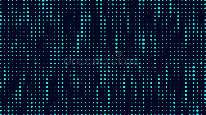 Vector Particle Model. Hacked Code. Abstract Halftone Texture Stock ...