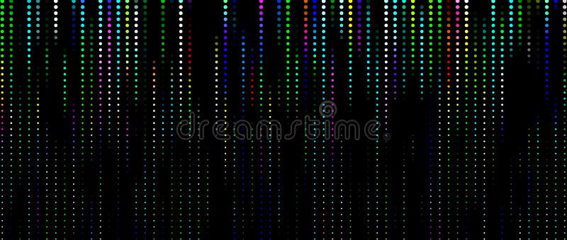 Vector Particle Model. Hacked Code. Abstract Halftone Texture Stock ...