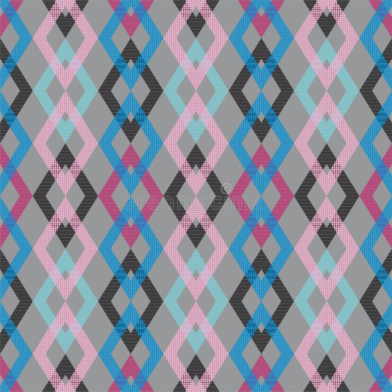 Vector Abstract Colorful Honeycomb Fabric Textured Seamless Pattern ...