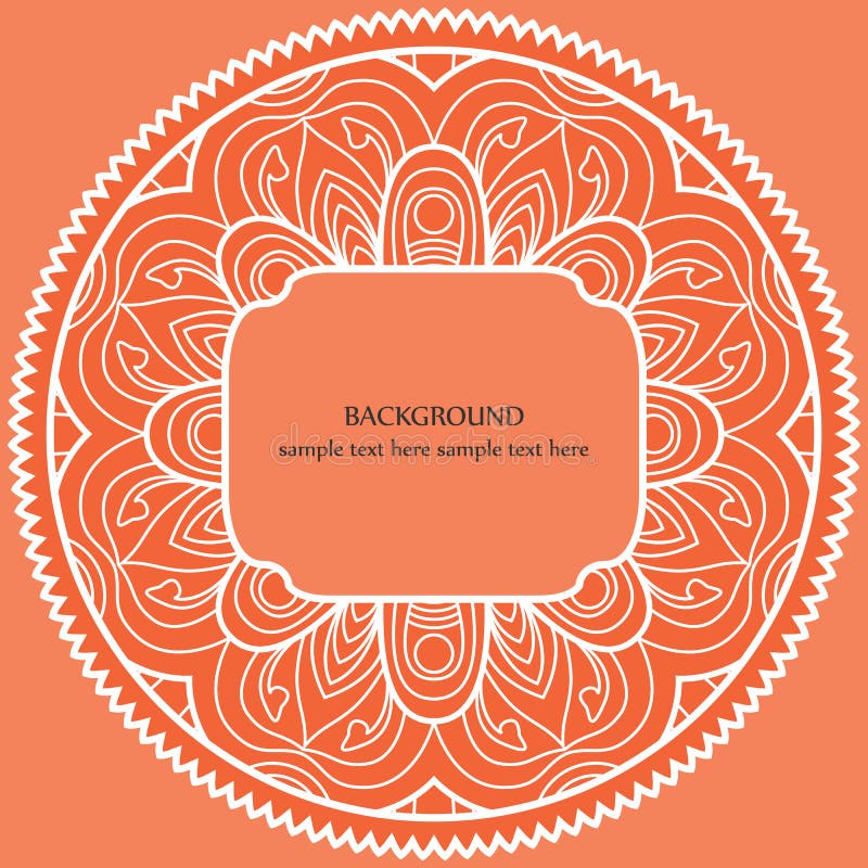 Vector Pastel Floral Frame. Perfect for Invitations or Announcements ...