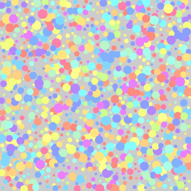 Vector Pastel Isolated Confetti on a Light Background Pattern. Greeting ...
