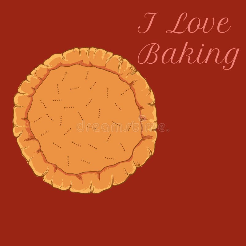 Vector Pastry Dough for Pizza or Pie Stock Vector - Illustration of ...