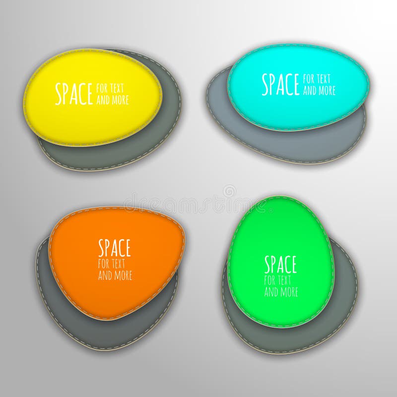 Vector patch banners stock vector. Illustration of detailed - 74265584