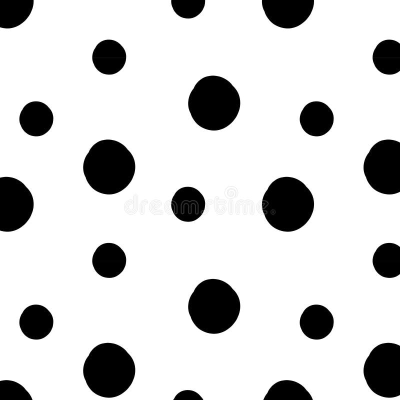 Vector Pattern. Abstract Background with Round Dots Stock Vector ...