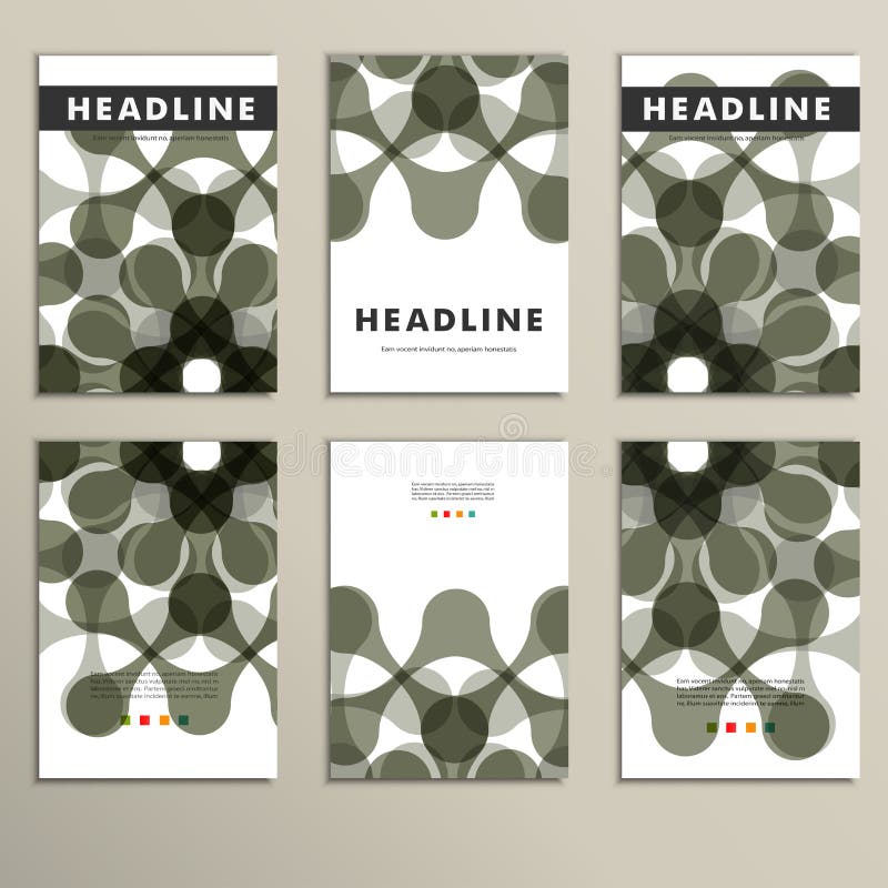 Vector Pattern with Abstract Figures for Design Stock Vector ...