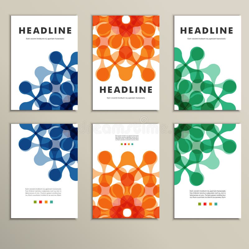 Vector Pattern with Abstract Figures for Design Stock Vector ...