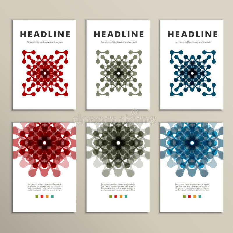 Vector Pattern with Abstract Figures for Design Stock Vector ...