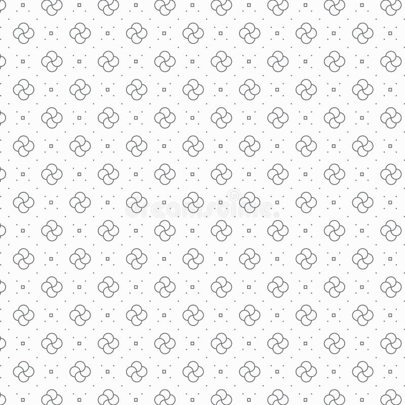 Vector Pattern. Abstract Flower Monochrome Stylish, Repeating with ...