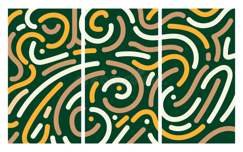 Vector Pattern Background for Festivals with Tapered Line Art with ...