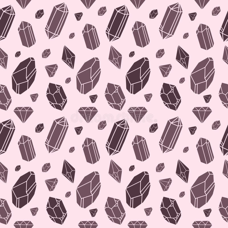 Jewel Seamless Pattern stock vector. Illustration of baroque - 218123218