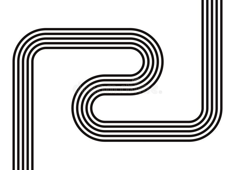 Vector Pattern of Black Parallel Lines in Retro Style. Sports Pattern ...