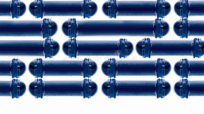 Blue Pipes Vector Pattern Illustration for Graphic Design Projects ...