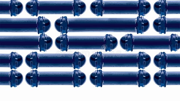 Blue Pipes Vector Pattern Illustration for Graphic Design Projects ...