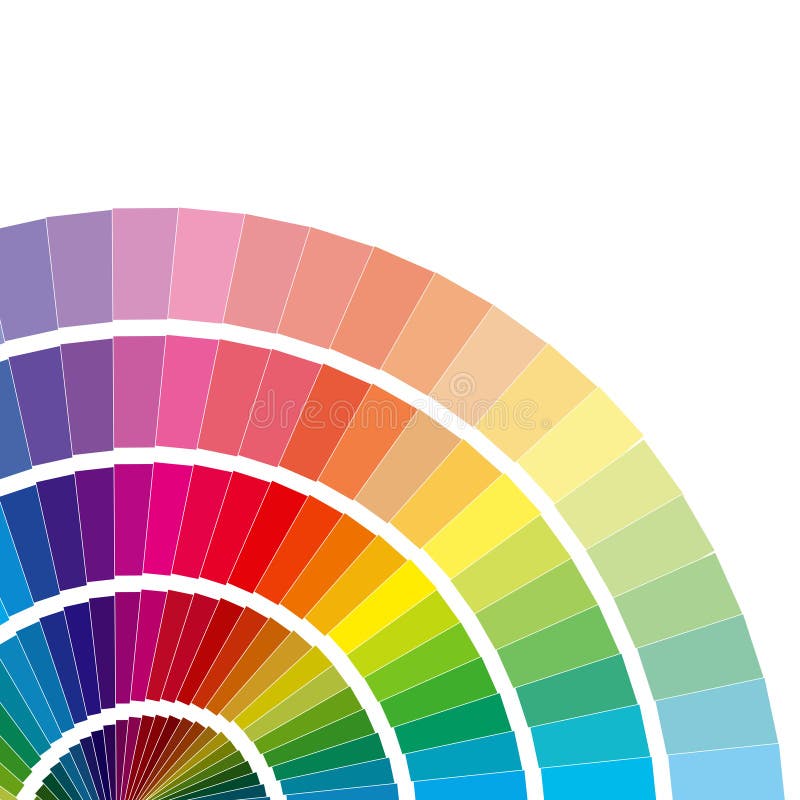 Color Values in Grayscale Equivalents Stock Vector - Illustration of ...