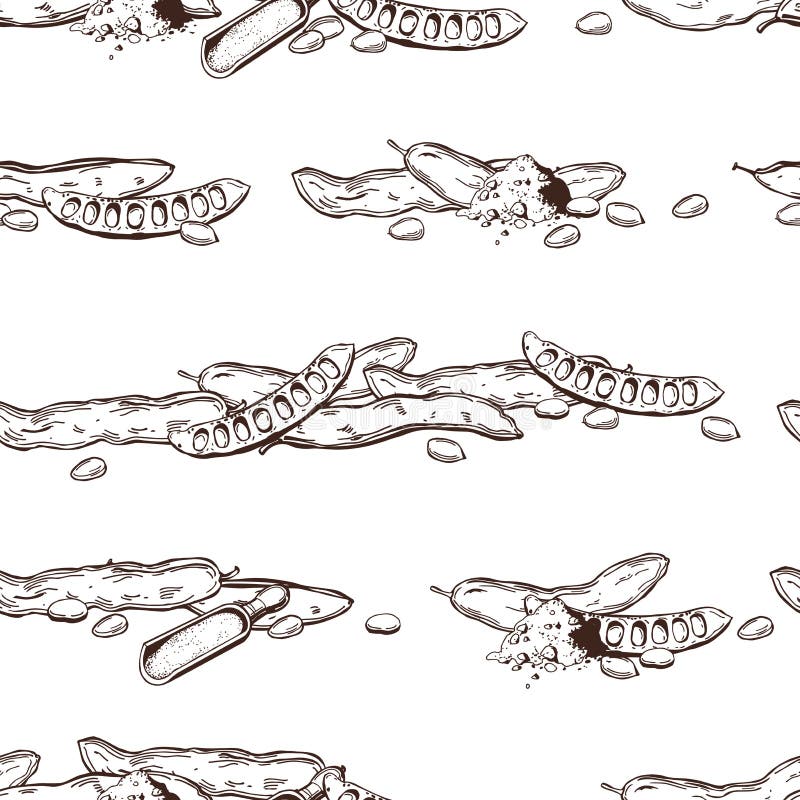 Carob Pattern Stock Illustrations – 80 Carob Pattern Stock ...