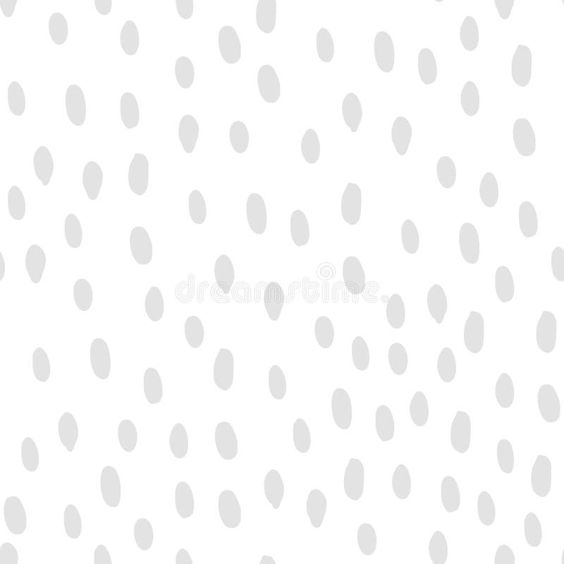 Vector Pattern with Cute Little Grey Dots Stock Vector - Illustration ...