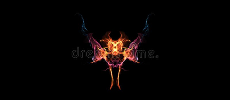 Vector Pattern Depicting Bat Like Creature Stock Vector - Illustration ...
