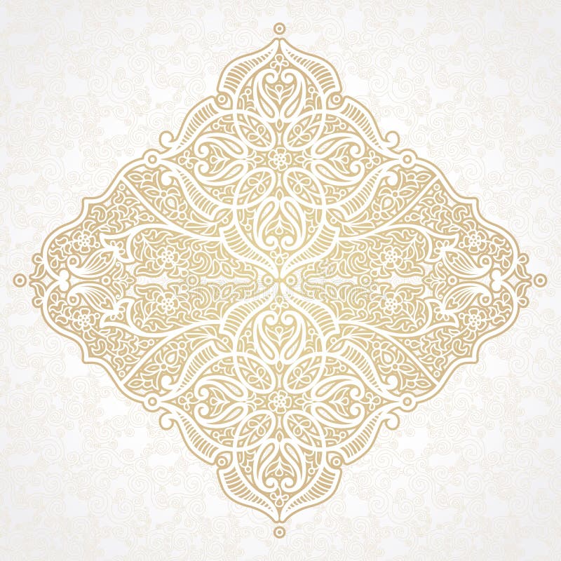 Vector Pattern in Eastern Style. Stock Vector - Illustration of ...