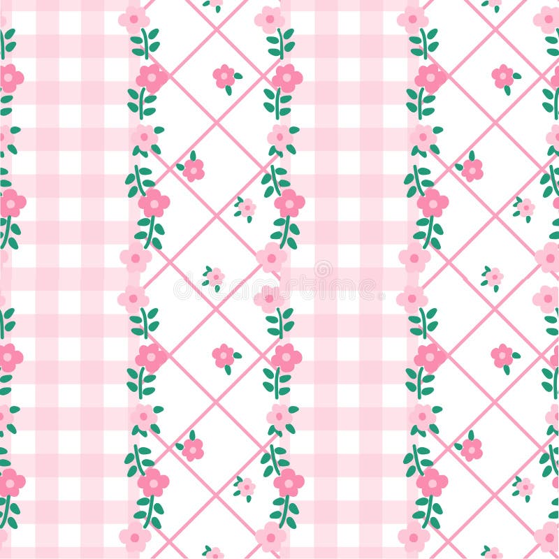 Vector Pattern of Fabric, Wallpaper, Wrapping Paper, Mats and Bed ...