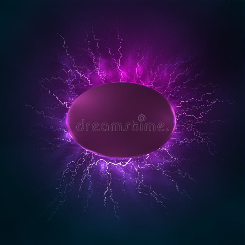 Vector Pattern, Geometric Figure with Glare and Lightning Stock ...