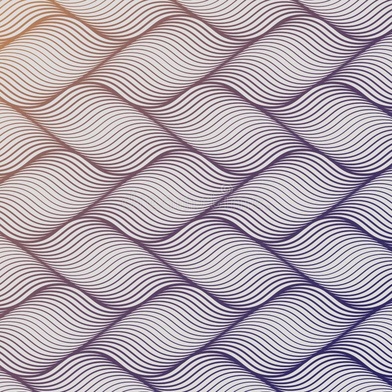 Vector Pattern with Geometric Waves. Endless Stylish Texture Stock ...