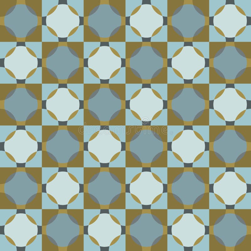 Vector Pattern. Hand Drawn Square Geometric Mosaic Grid. Modern All ...