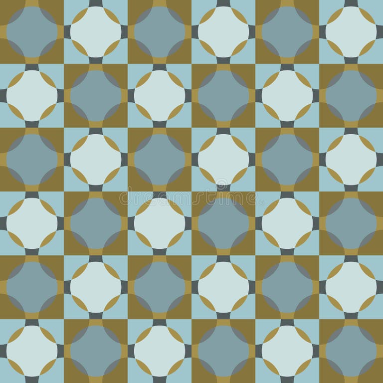 Vector Pattern. Hand Drawn Square Geometric Mosaic Grid. Modern All ...