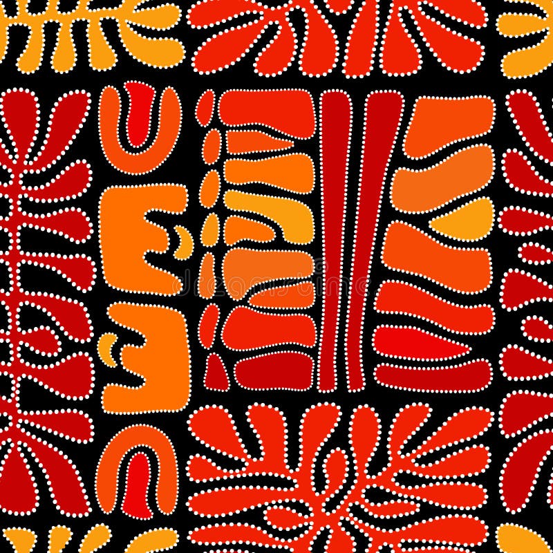 Australian pattern stock vector. Illustration of south - 12876741