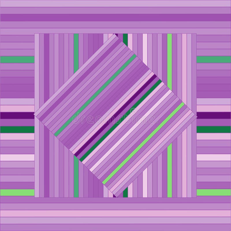 Vector Pattern with Lined Squares. Abstract Purple Texture Stock Vector ...