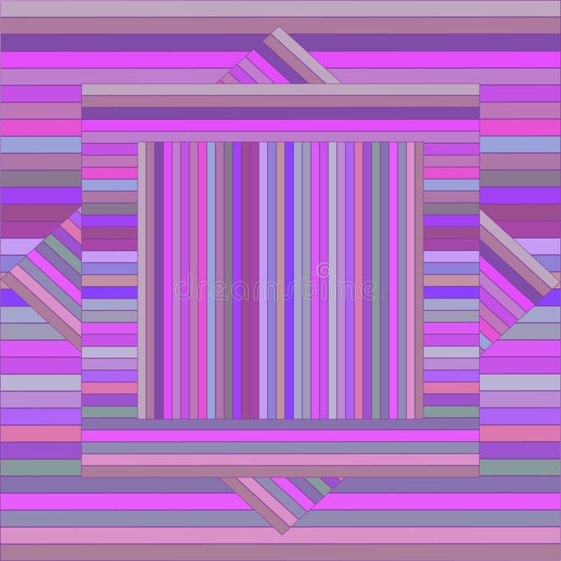 Vector Pattern with Lined Squares. Abstract Purple Texture Stock Vector ...