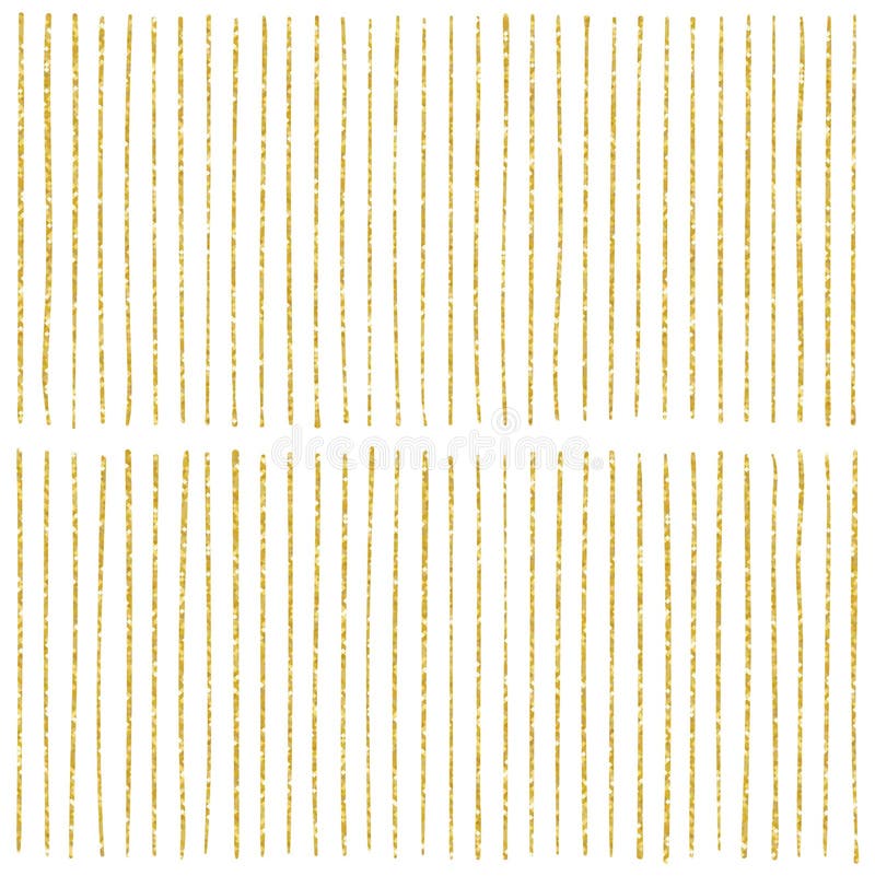 Vector Pattern with Lines. White and Gold Colors. Stock Vector ...