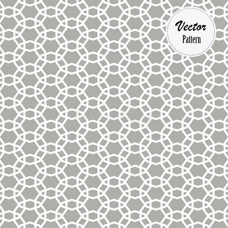 Octagon Pattern, Repeating Linear Octagon Overlap Each Stock Vector ...