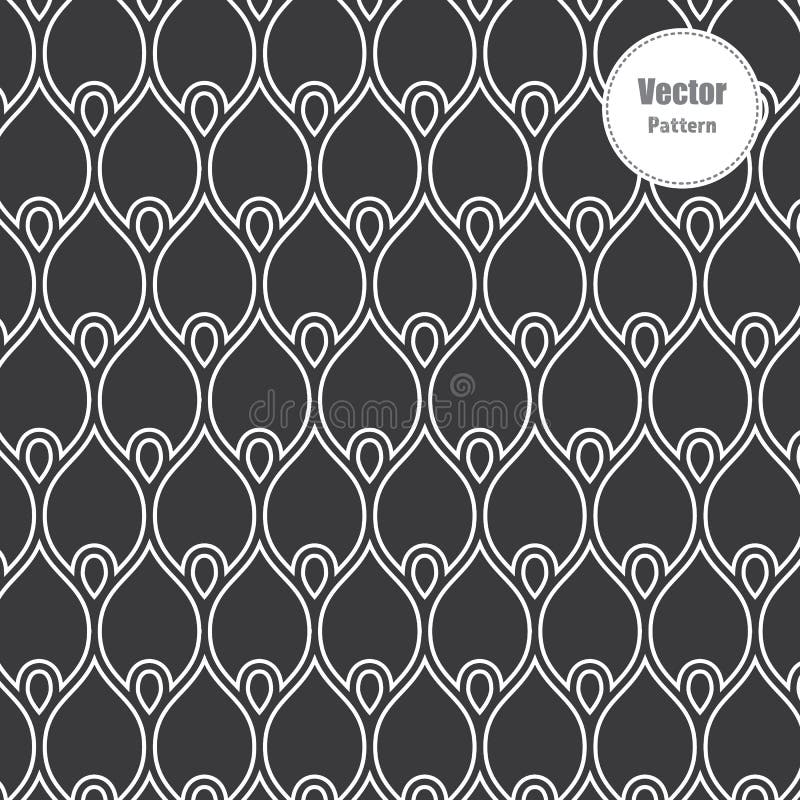 Vector Pattern. Repeating Abstract Background. Simple Wavy Linear Grid ...