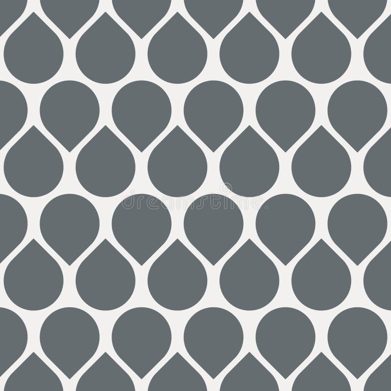 Vector Pattern, Repeating Abstract Raindrop or Water Drop. Pattern is ...