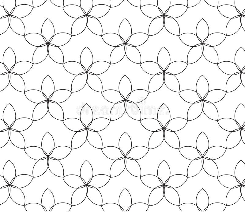 Geometric Repeating Pattern With Hexagon Shapes In Pastel Pink Stock ...