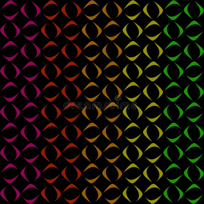 Vector Pattern from Schematic Multicolored Objects To Represent Stock ...