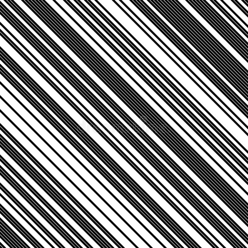 Vector Pattern with Slanting Black Stripes Stock Vector - Illustration ...