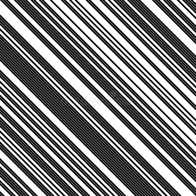 Vector Pattern with Slanting Black Stripes Stock Vector - Illustration ...