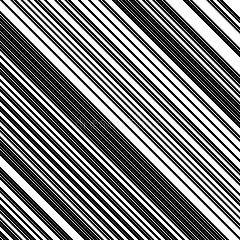 Vector Pattern with Slanting Black Stripes Stock Vector - Illustration ...