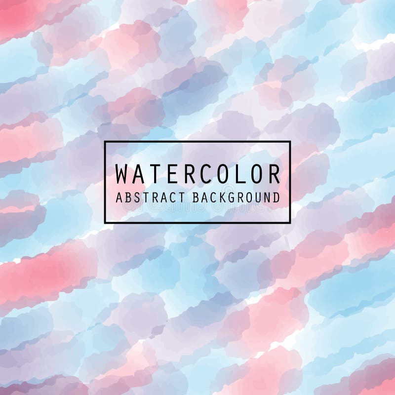 Vector Pattern Design with Watercolor Light Stripes. Stock Vector ...
