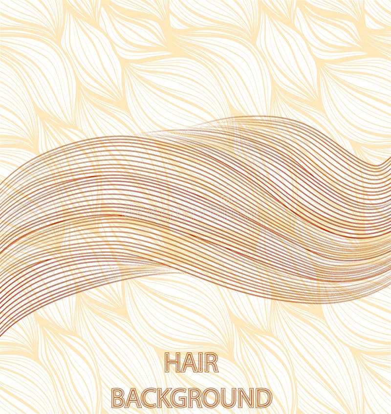 Vector Pattern of the Waves of Hair Stock Vector - Illustration of ...