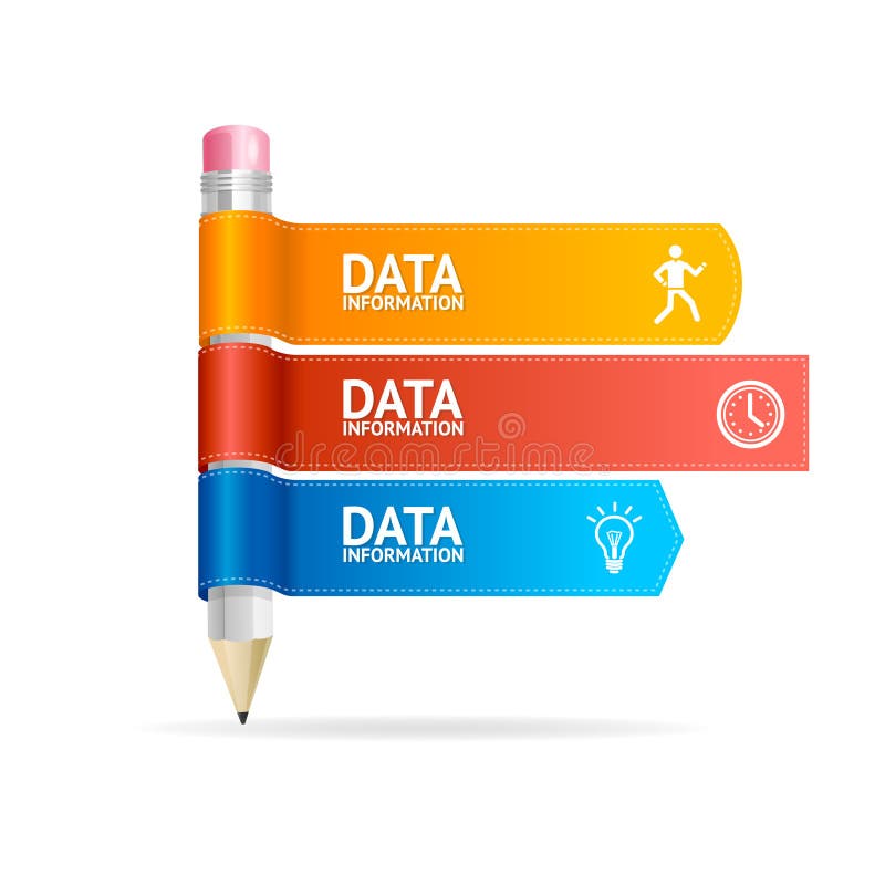 Pencil Drawing Header. Vector Stock Vector - Illustration of line ...