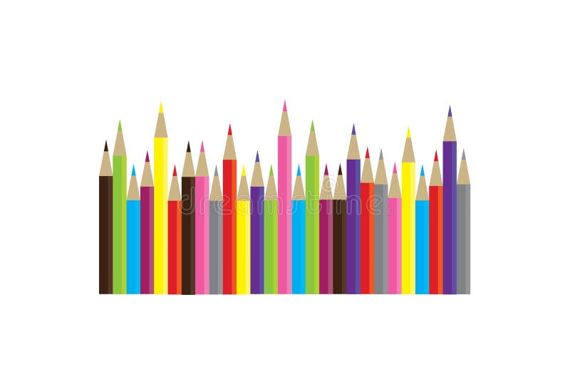 Vector pencils school stock vector. Illustration of writing - 285775192