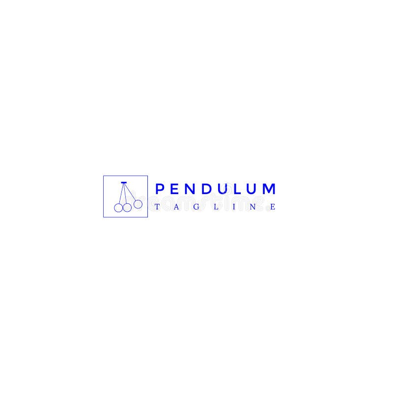 Vector Pendulum Logo Pendulum Logo Slingervector Vector Illustratie - Illustration of lijn ...